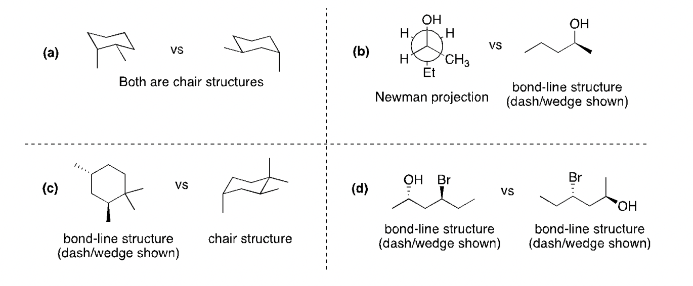 Solved Analyze each pair of compounds below. Identify which | Chegg.com