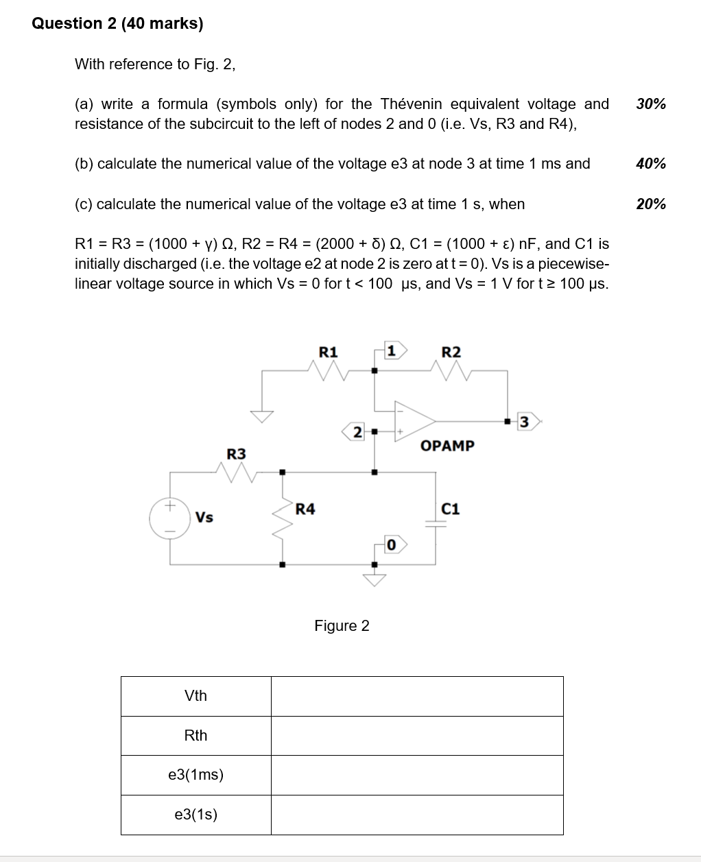 With reference to Fig. 2, (a) write a formula | Chegg.com