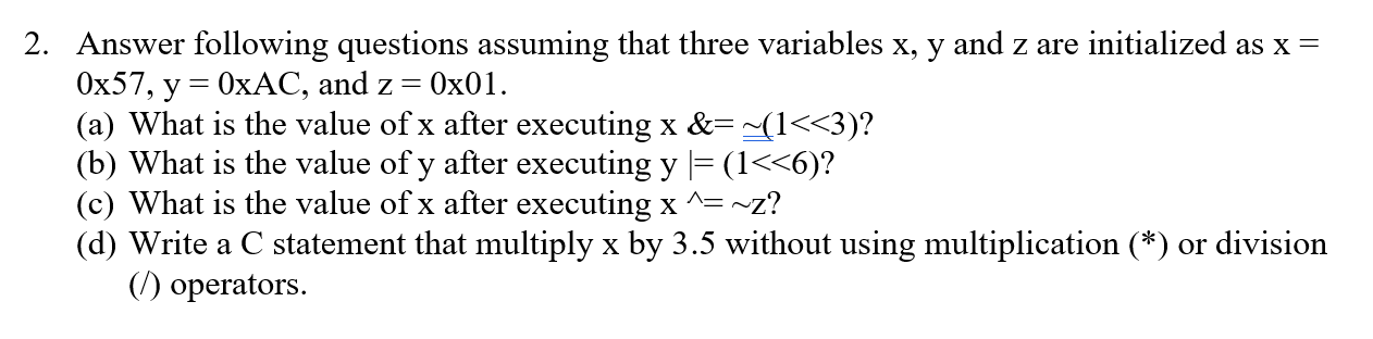 Solved 2. Answer following questions assuming that three | Chegg.com