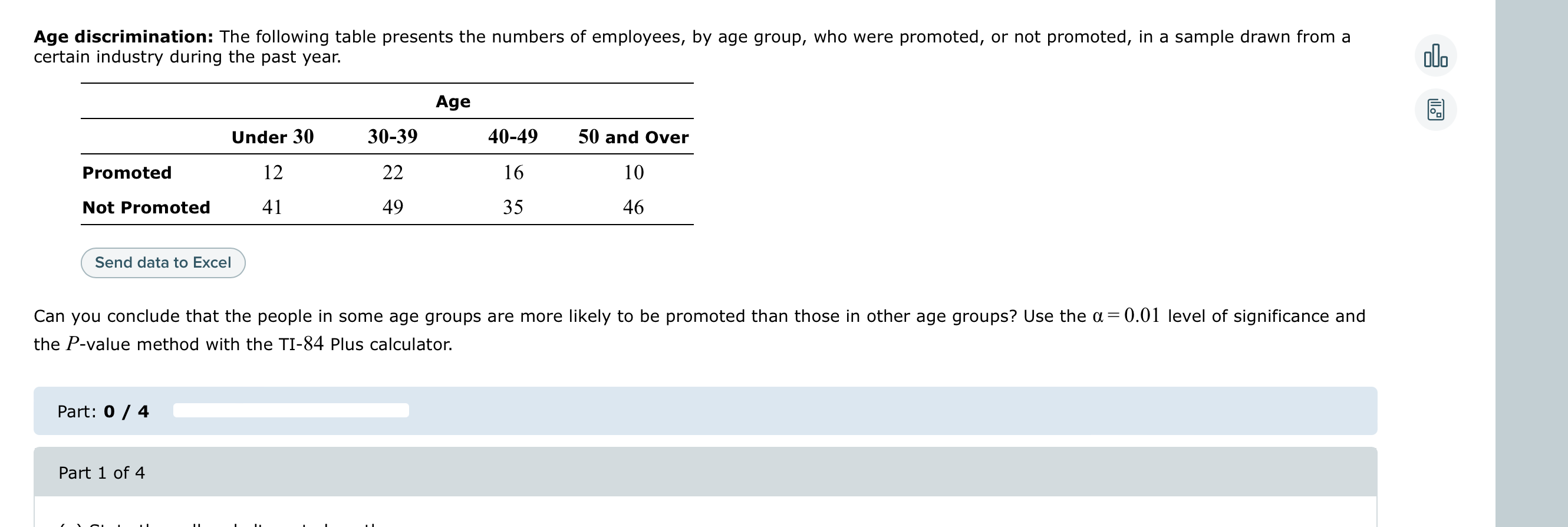 Solved certain industry during the past year. Age Under 30 | Chegg.com