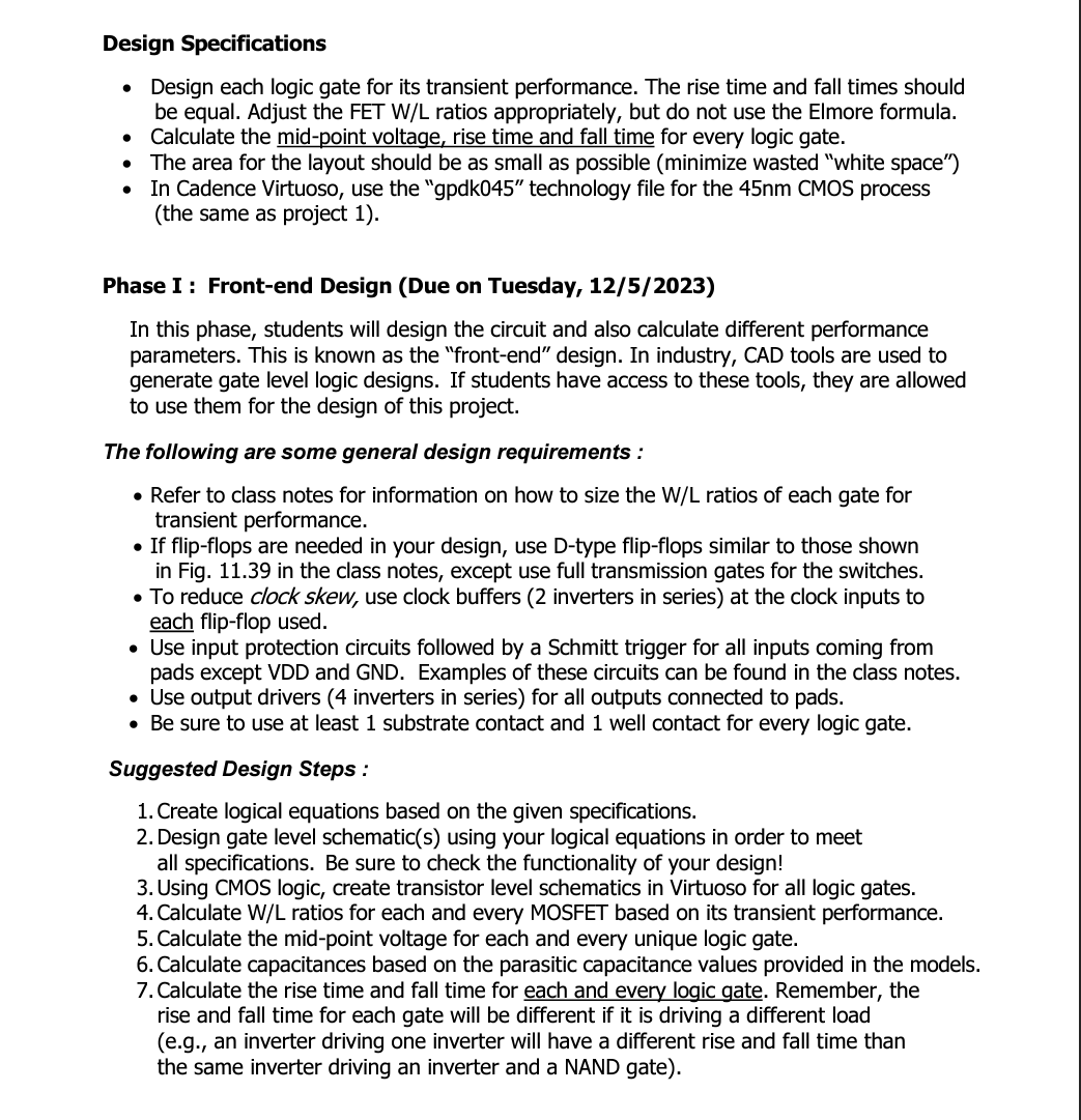 Design and Layout of a Vending Machine Controller in | Chegg.com