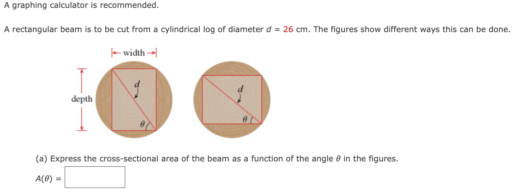 Solved A graphing calculator is recommended. A rectangular | Chegg.com