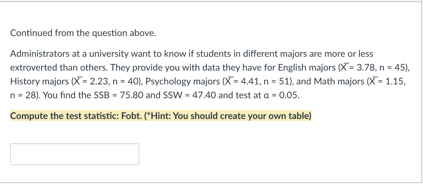 Solved Continued from the question above. Administrators at | Chegg.com