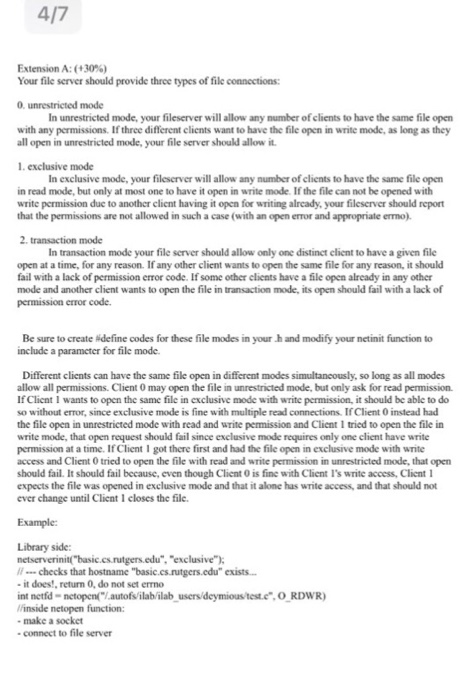 Solved CS 214: Systems Programming, Spring 2017 Assignment | Chegg.com