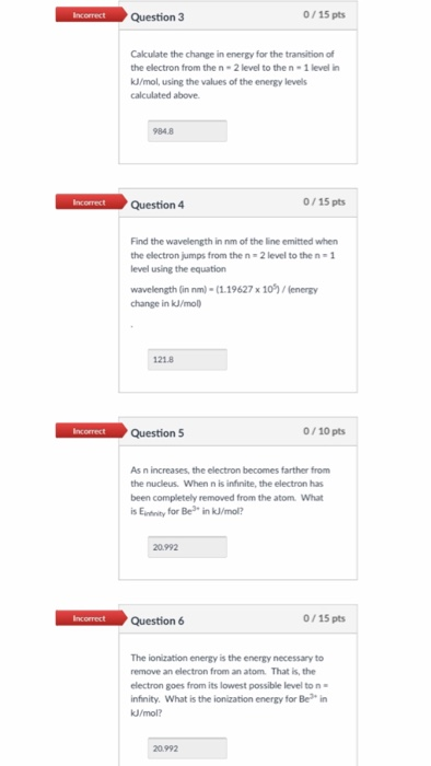 Solved I am having trouble getting the right answer to these | Chegg.com