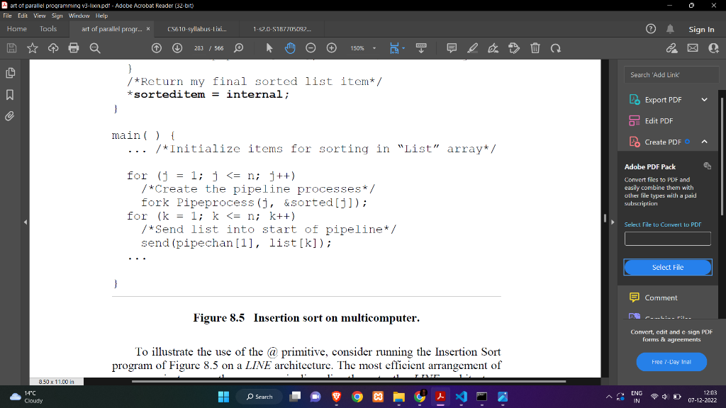 Solved Developing An Efficient Parallel Numerical 