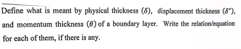 Solved Define what is meant by physical thickness (8), | Chegg.com
