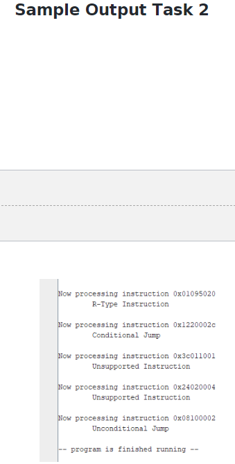 Task 2: Parse MIPS Instruction Your next task is to | Chegg.com