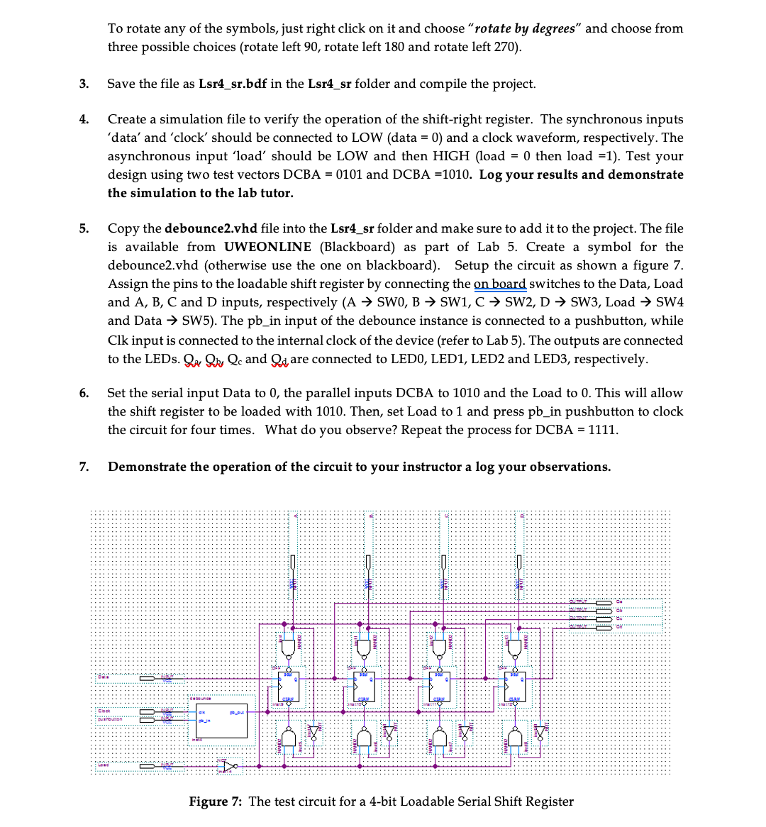 Solved II. Procedure The goal of this lab is to use D type | Chegg.com