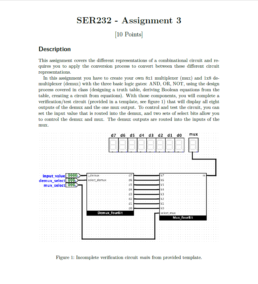 Description This assignment covers the different | Chegg.com