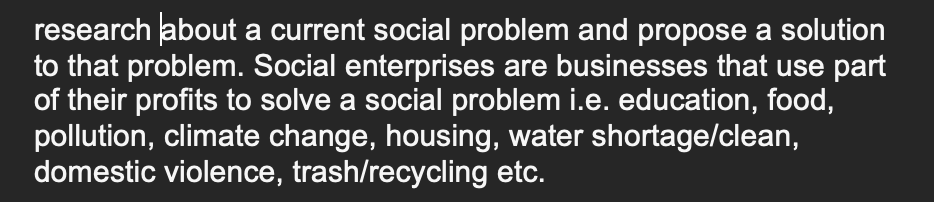 Solved research labout a current social problem and propose | Chegg.com