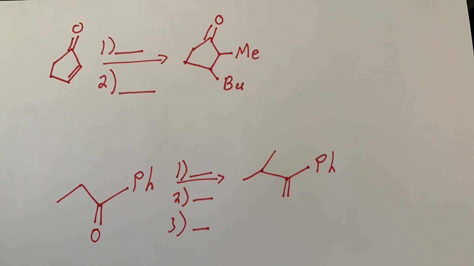 Solved identify the correct reagent to make the following | Chegg.com