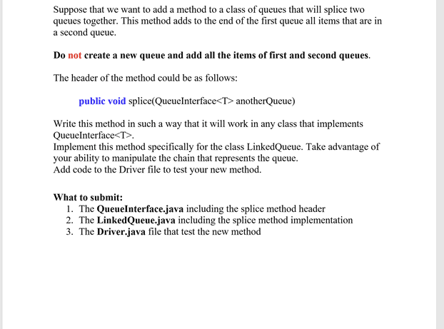 Suppose that we want to add a method to a class of | Chegg.com