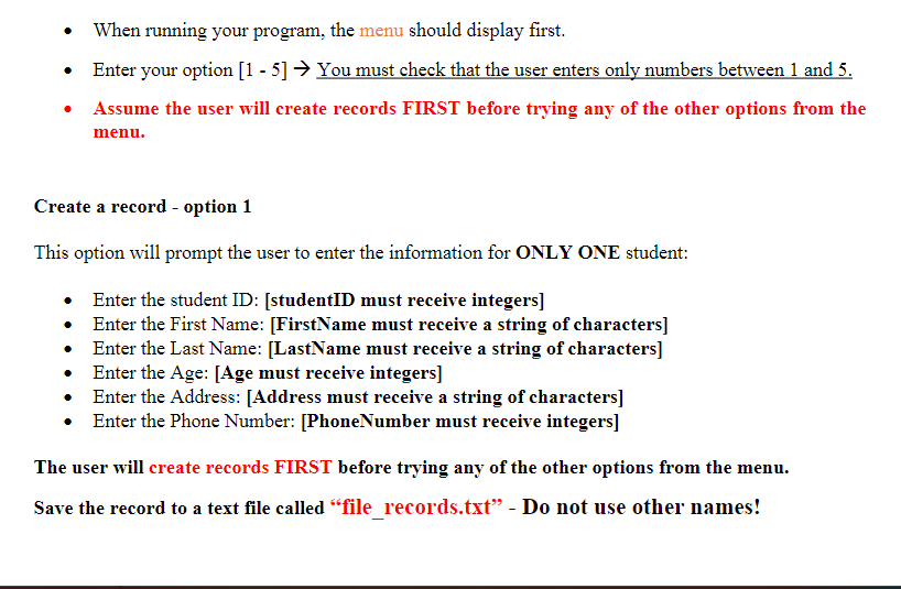 Solved LastName_FirstName_FinalProject File Records.py | Chegg.com