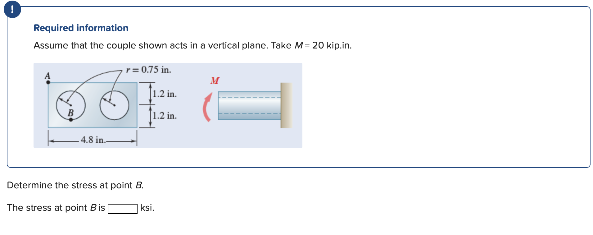 Solved ! Required information Assume that the couple shown | Chegg.com