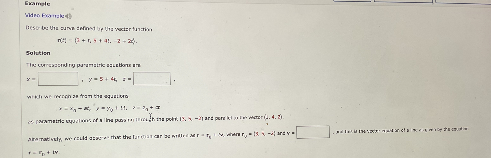 Solved Describe the curve defined by the vector function | Chegg.com