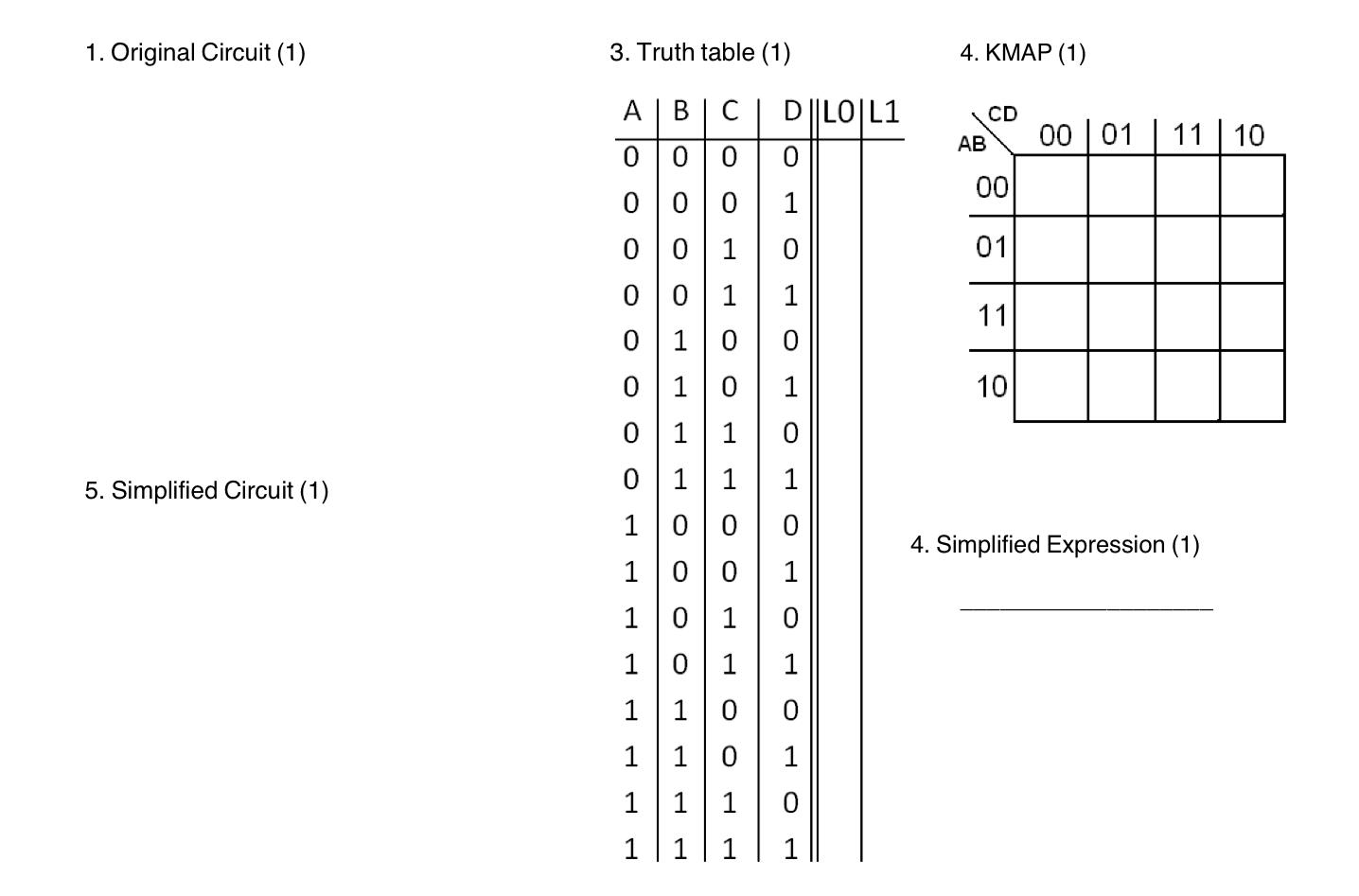 Solved 1. Draw the following Boolean expression into a | Chegg.com