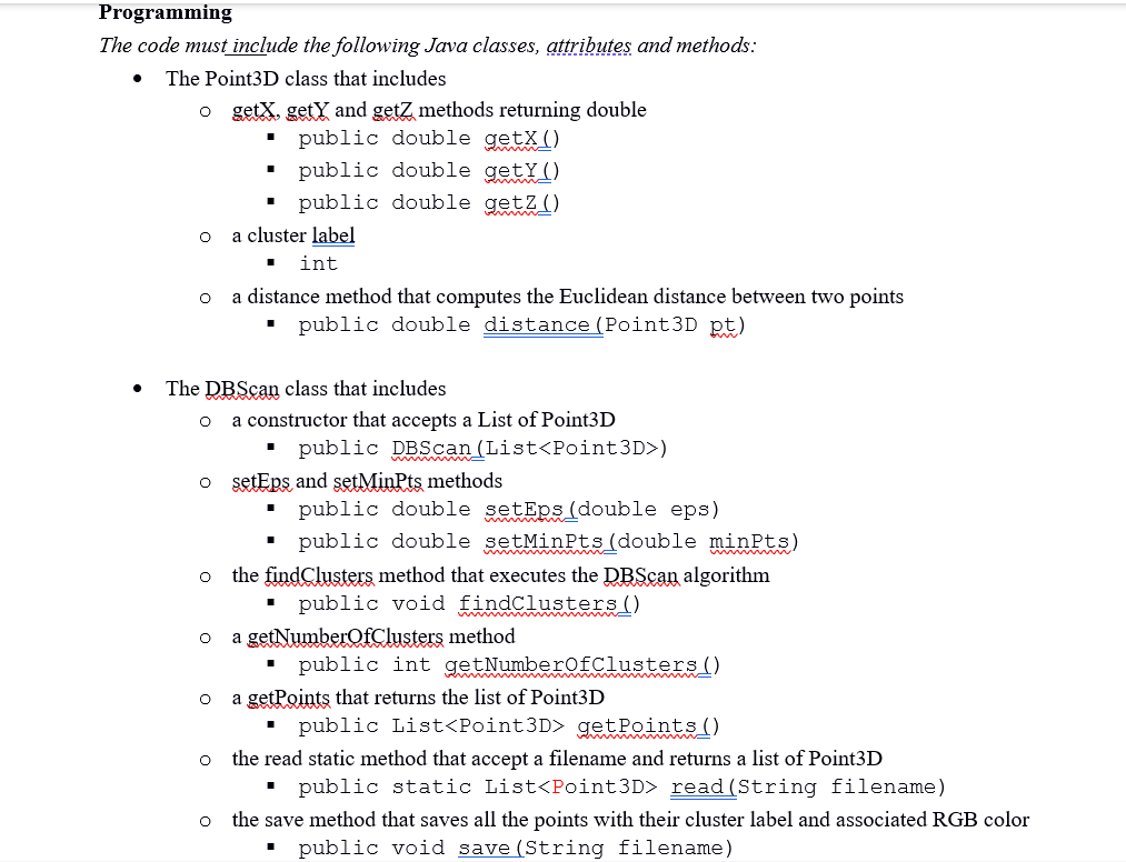 Solved Implement A Data Clustering Algorithm Named Dbscan 0856
