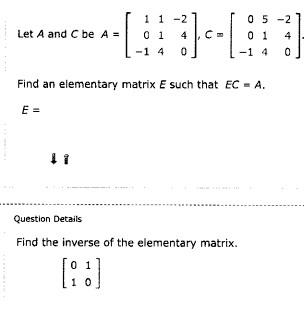 Solved Let A and C be A=⎣⎡10−1114−240⎦⎤,C=⎣⎡00−1514−240⎦⎤. | Chegg.com