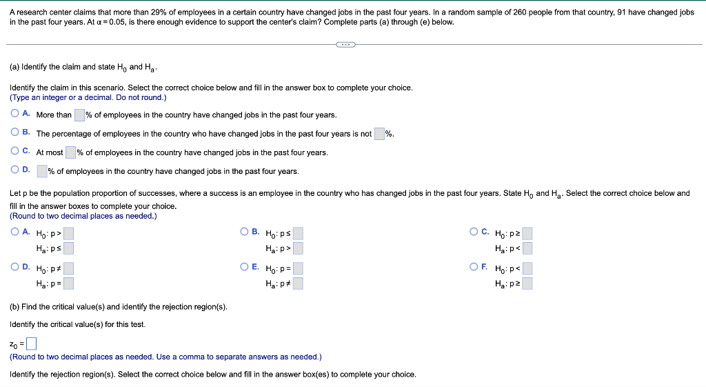 Solved in the past four years. At α=0.05, is there enough | Chegg.com