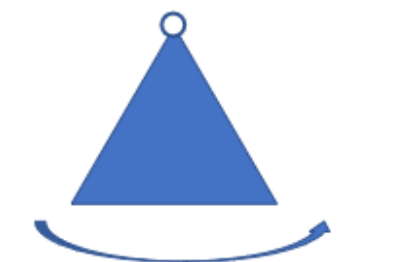 Solved Triangular Pendulum• Find the moment of inertia of a | Chegg.com