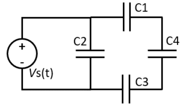 Solved find equivalent capacitance: c1 = 1F c2 = 2 F c3 = | Chegg.com