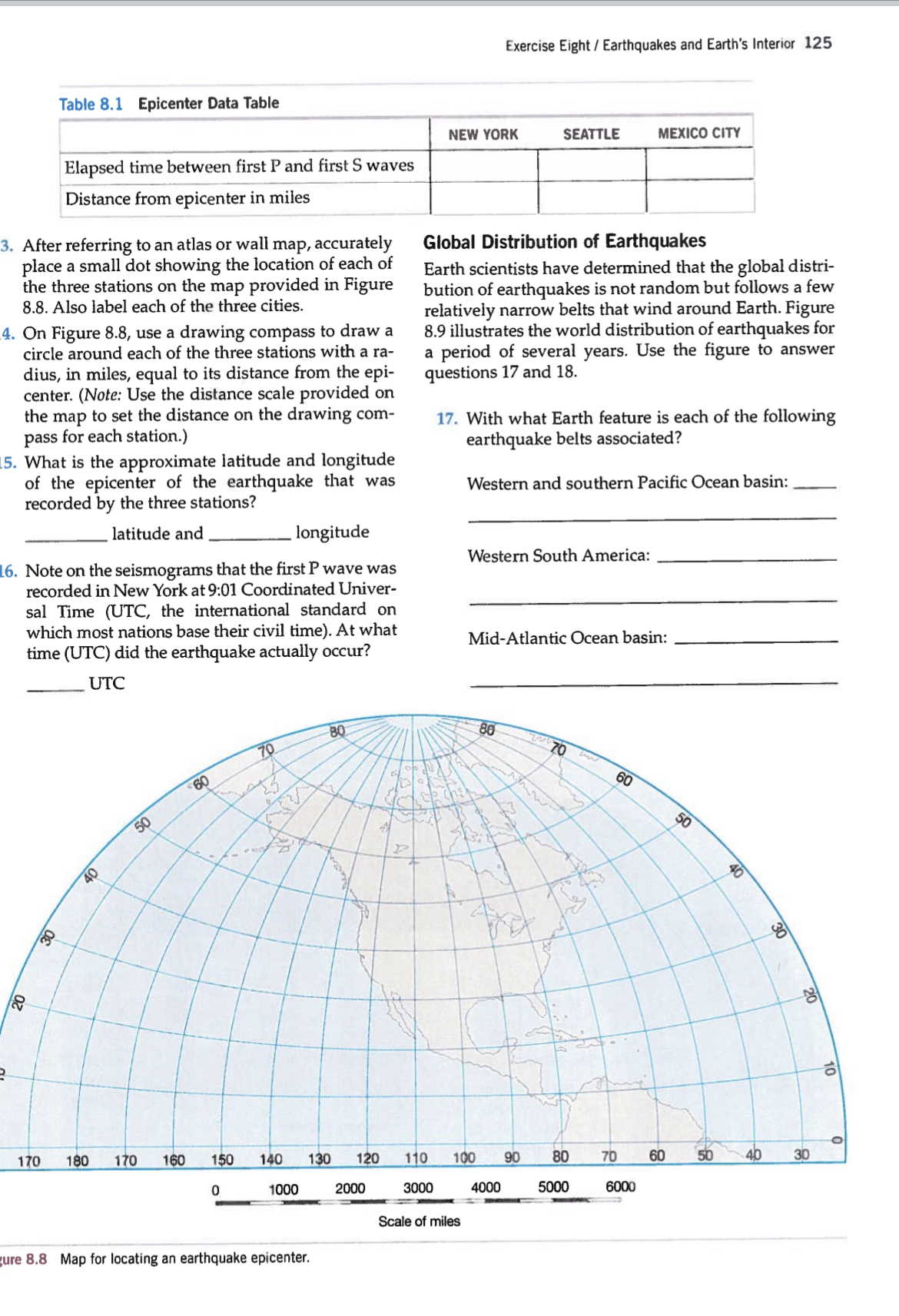Solved Exercise Seven / Geologic Maps and Structures 115 | Chegg.com