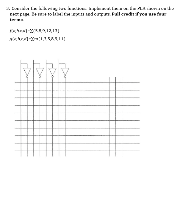 Solved 3. Consider the following two functions. Implement | Chegg.com