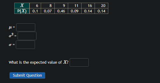 Solved What is the expected value of X ? | Chegg.com