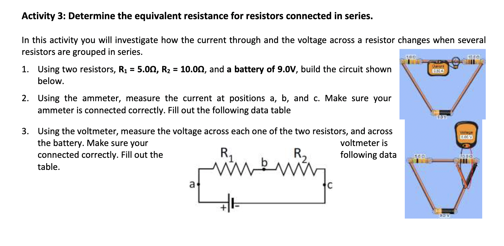 Solved Activity 3: Determine the equivalent resistance for | Chegg.com