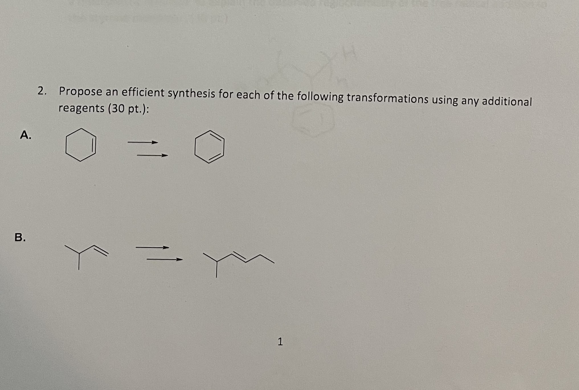 Solved 2. Propose an efficient synthesis for each of the | Chegg.com