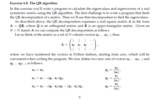 Solved Exercise 6.8 In this exercise you'll write a program | Chegg.com