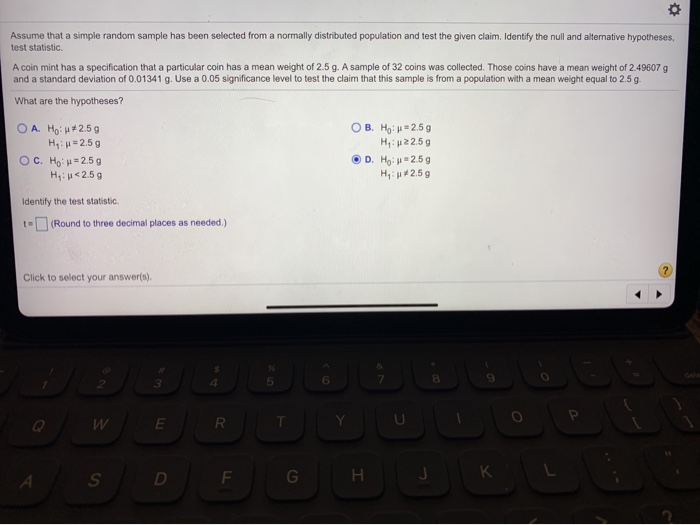 Solved Assume that a simple random sample has been selected | Chegg.com