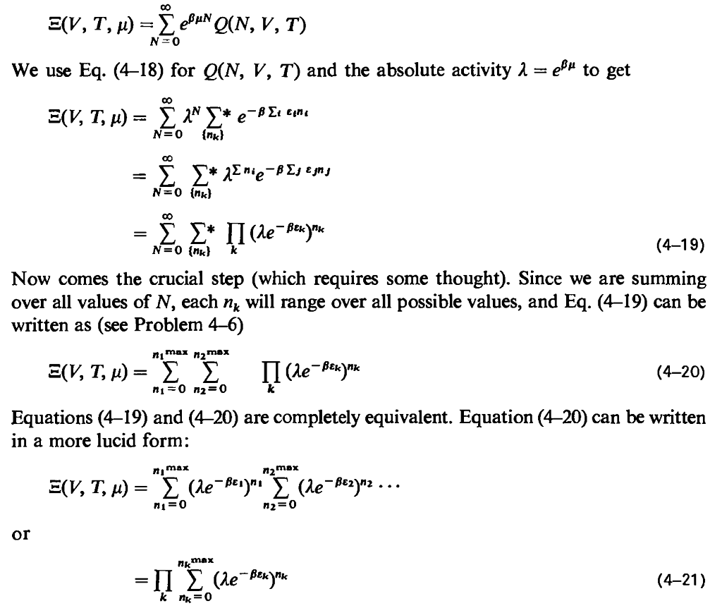 Statistical Mechanics by Donald McQuarrie 4-6. To | Chegg.com