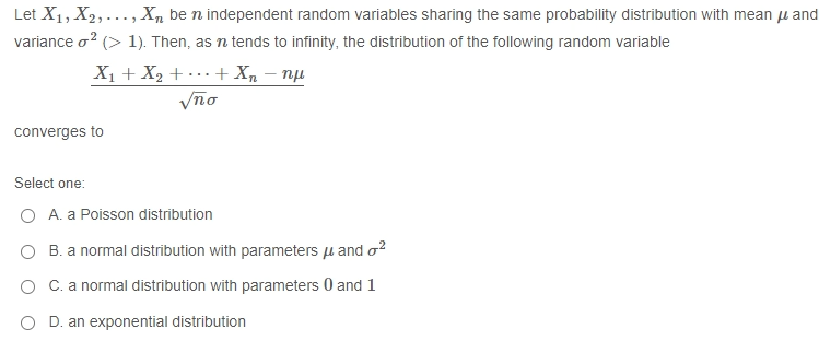 Solved Let X1, X2, ..., X, be n independent random variables | Chegg.com
