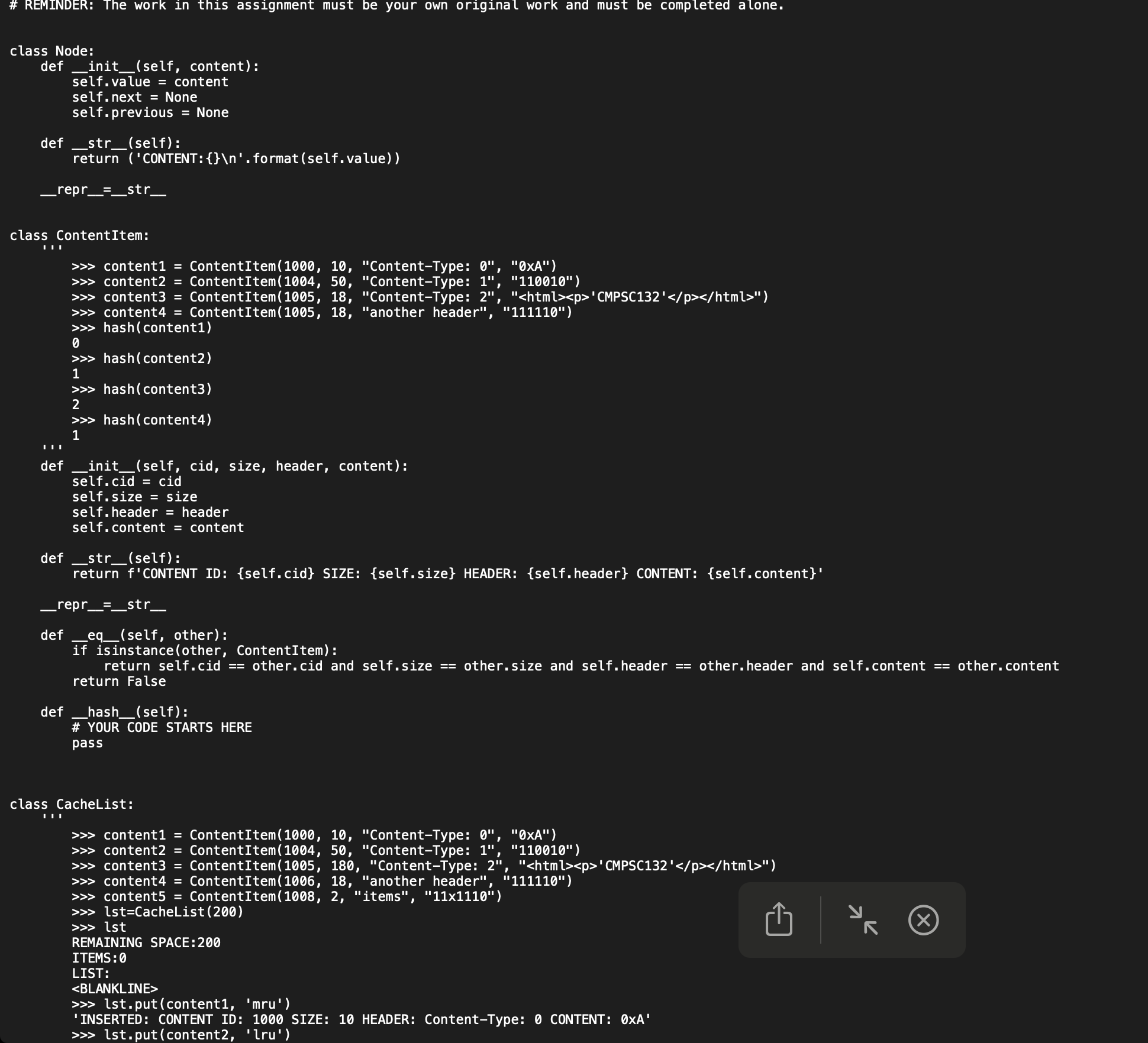 Solved ≫ Sert Content6 Lru Inserted Content 
