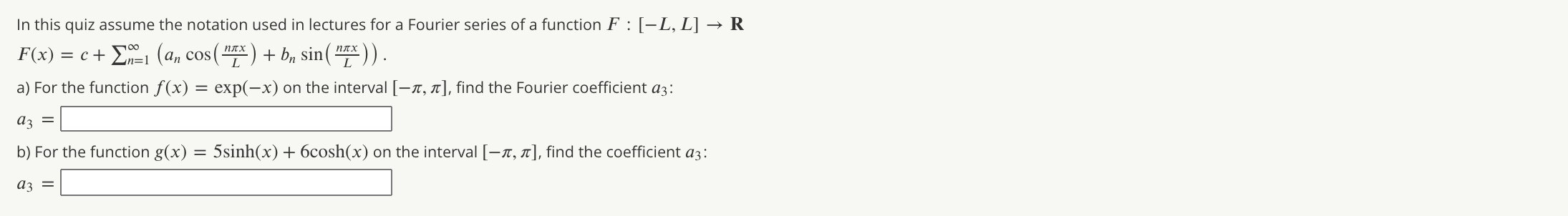 Solved плх плх In this quiz assume the notation used in | Chegg.com