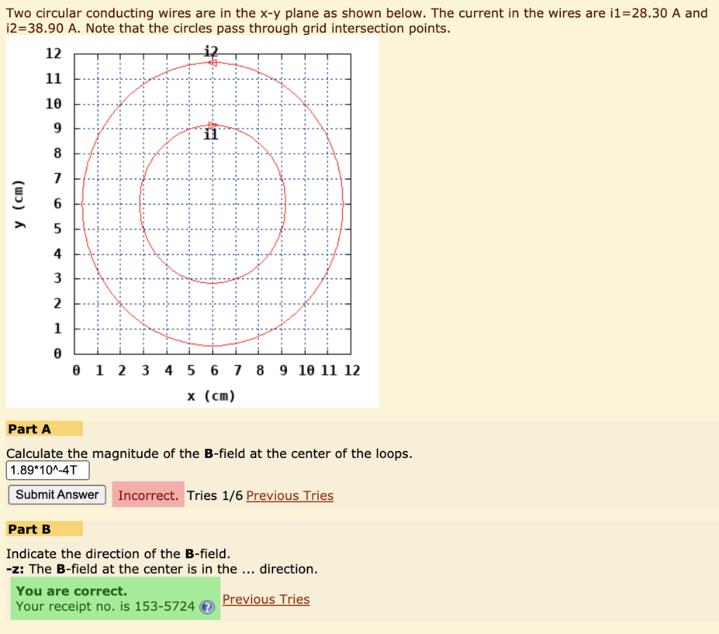 Solved Two circular conducting wires are in the x-y plane as | Chegg.com
