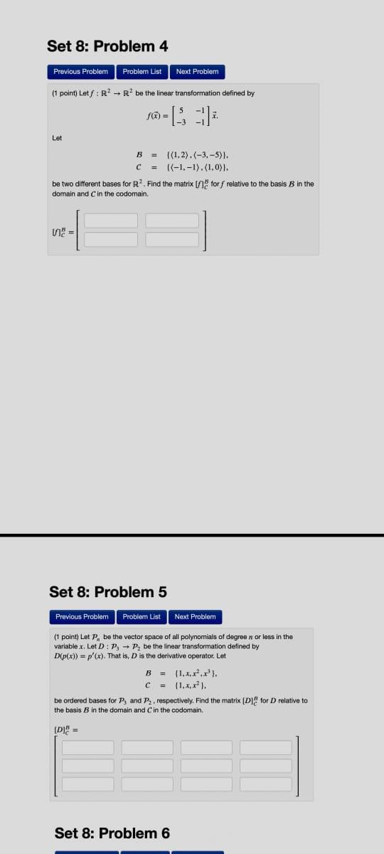 Solved Set 8: Problem 4 Previous Problem Problern List Next | Chegg.com