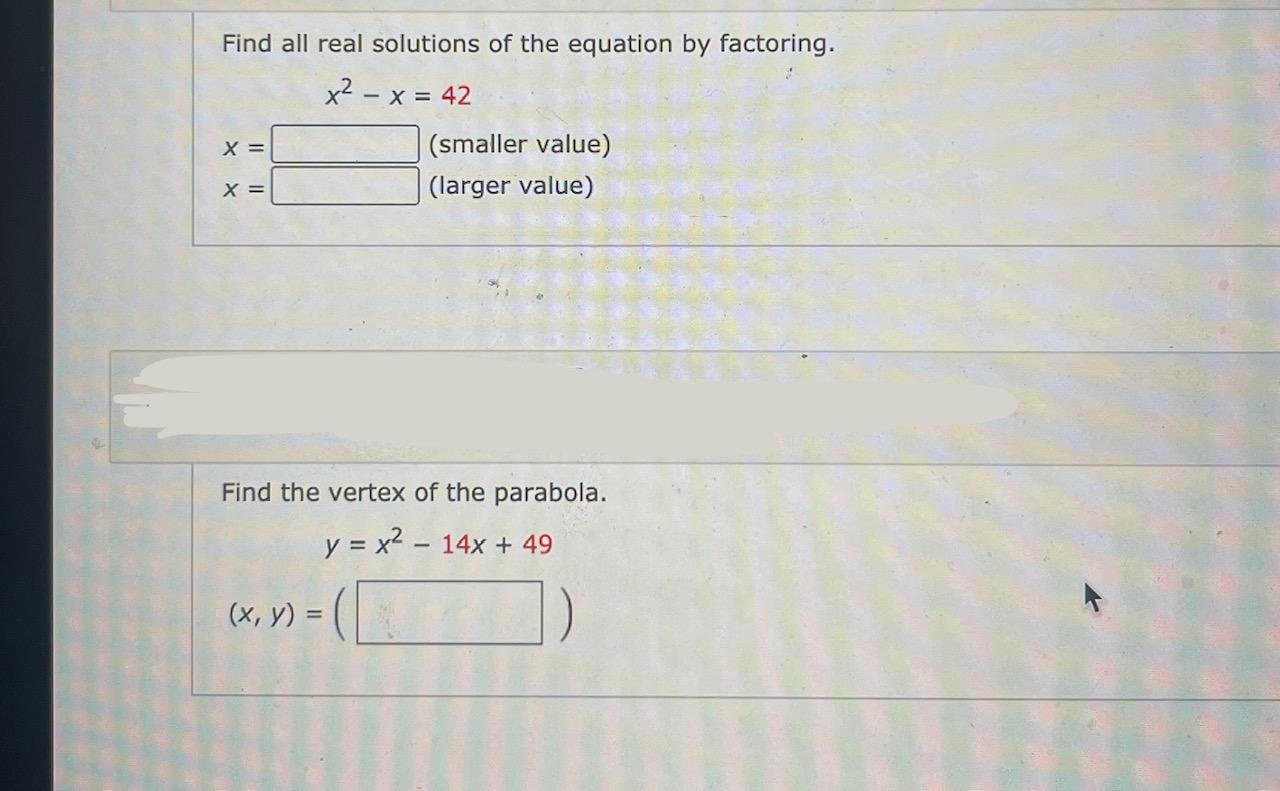 Solved Find all real solutions of the equation by factoring. | Chegg.com