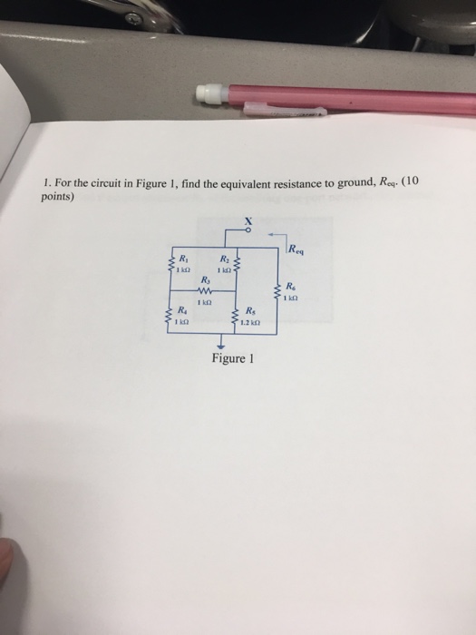 Solved For the circuit in Figure 1, find the equivalent | Chegg.com