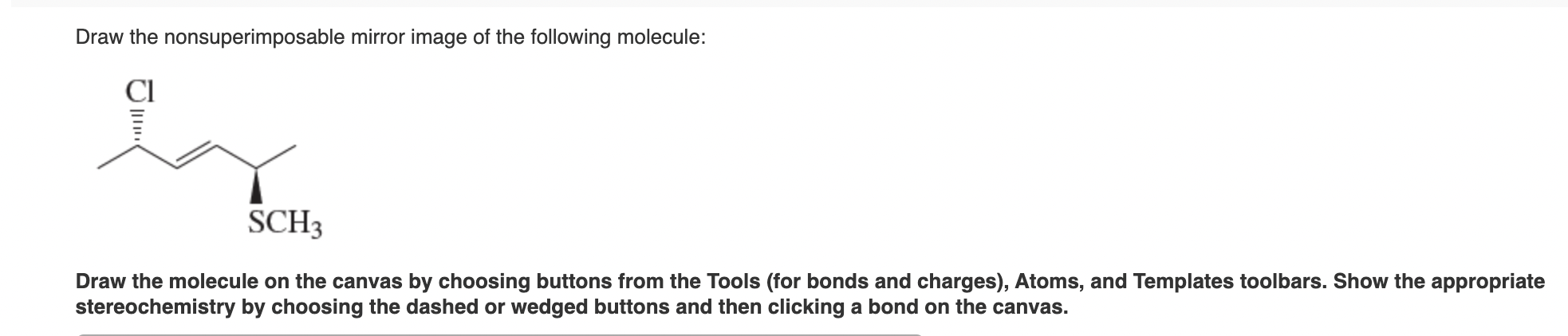 Solved Draw the nonsuperimposable mirror image of the | Chegg.com