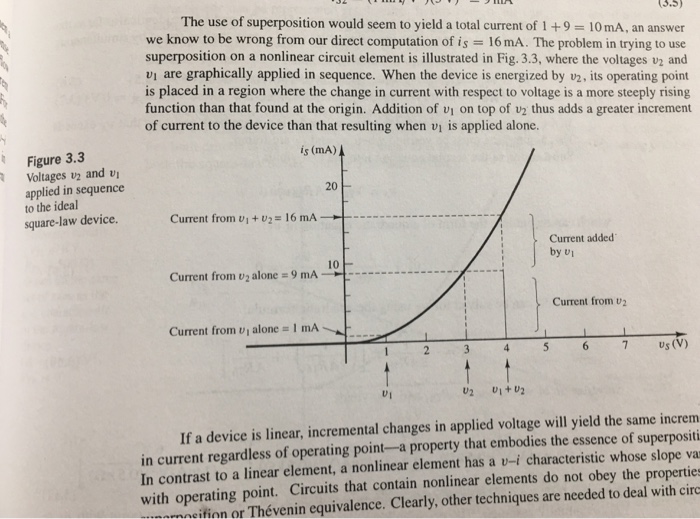 Solved C 3,.20 The square-law device of Fig. 3.3 is | Chegg.com