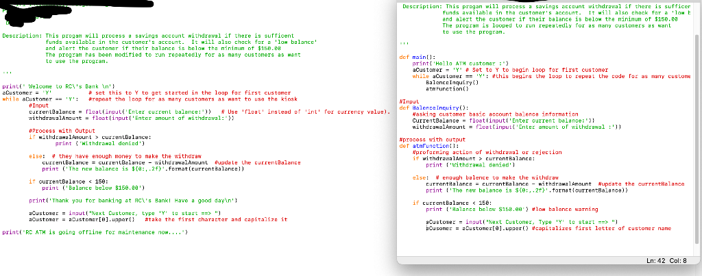 Solved Can someone help me figure out how to make the code | Chegg.com