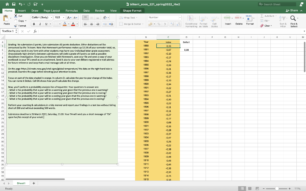 AU = bilkent_econ_221_spring2022_Hw2 Q Search Sheet | Chegg.com