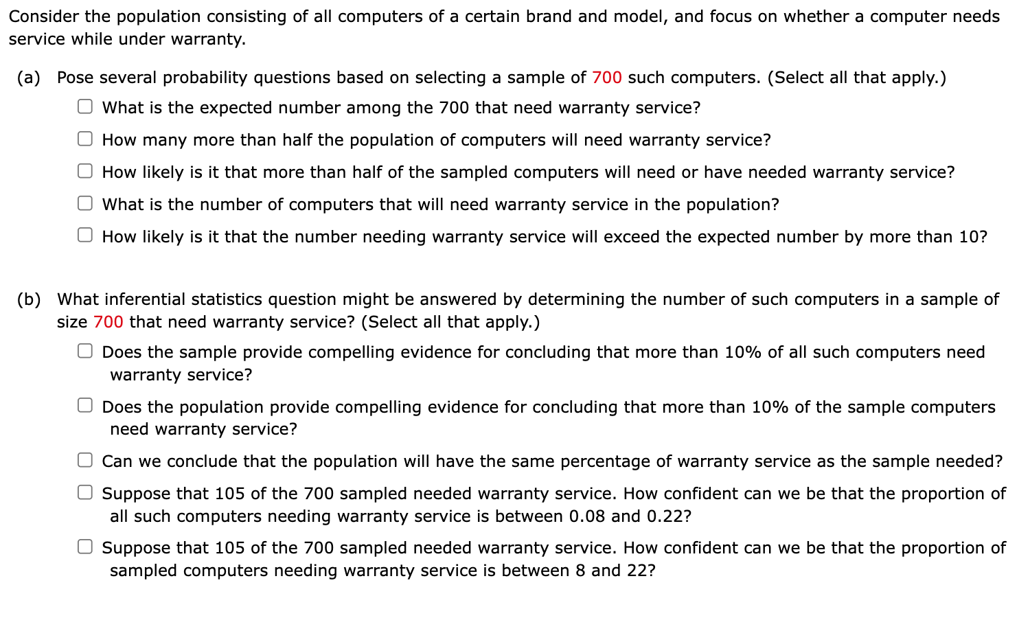 Solved Consider the population consisting of all computers | Chegg.com