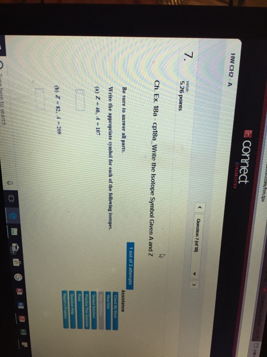 Solved Question 6 (of 18) 6. 5.26 points Ch. Ex. 17a -cp17a_ | Chegg.com