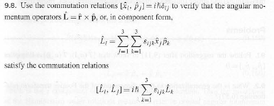 Solved 98. Use the commutation relations [x;, py] = ihaij to | Chegg.com