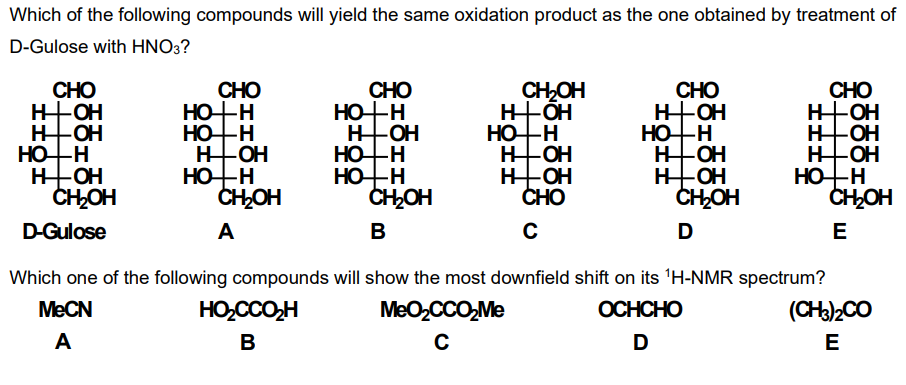 Solved Which of the following compounds will yield the same | Chegg.com