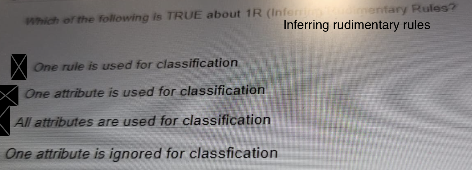 Solved Which of the following is TRUE about 1R (Inferfing | Chegg.com